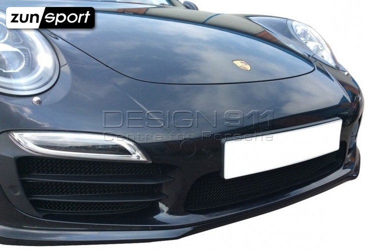 Porsche 991 TURBO S Front Bumper Stainless Steel Grill Set ZunSport ...