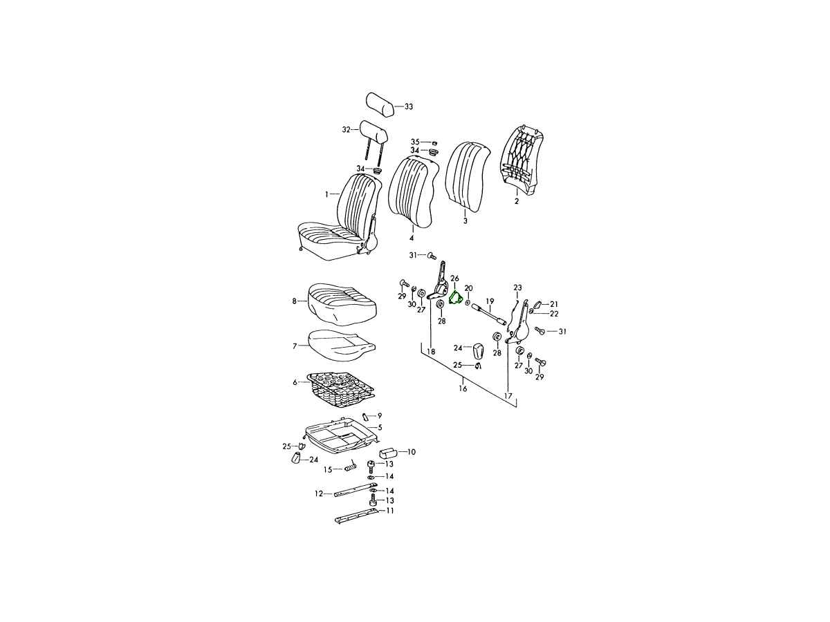 OE Match Seat Recliner Inner Cover 90152191501 – Porsche 911 / 912 1968 ...