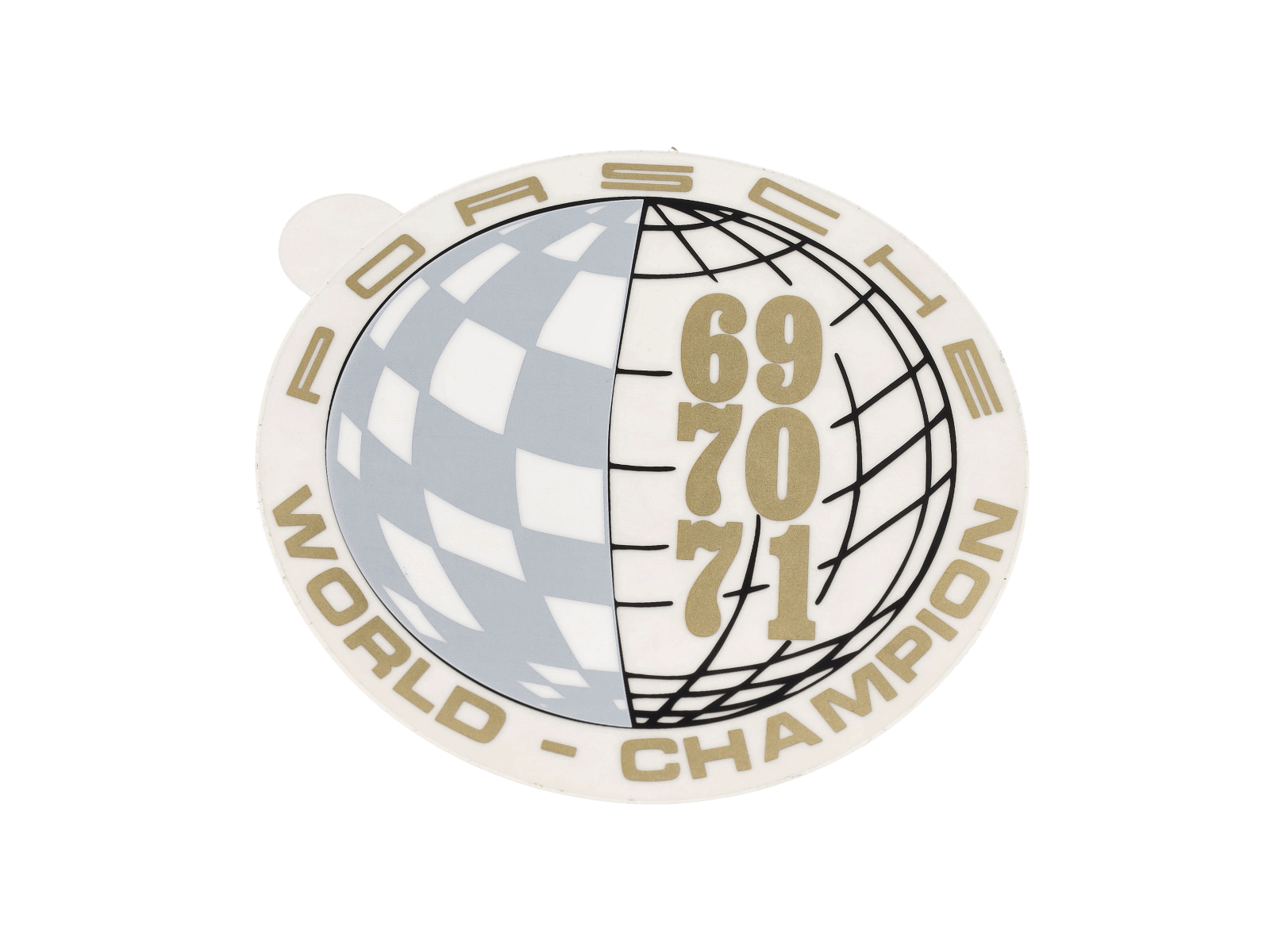 World Champion 1969 1970 1971 Window Sticker 91170110322 - 91170110322 ...