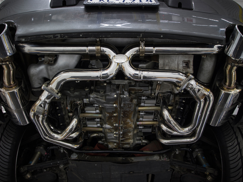 Porsche 993 Sport Headers Gillet style flanges Fabespeed ...