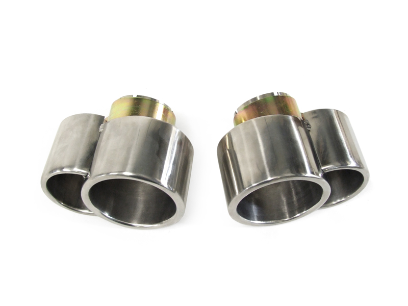 Porsche 996 Turbo Exhaust Tail Pipes 99611196903 DANSK - 99611196903S ...
