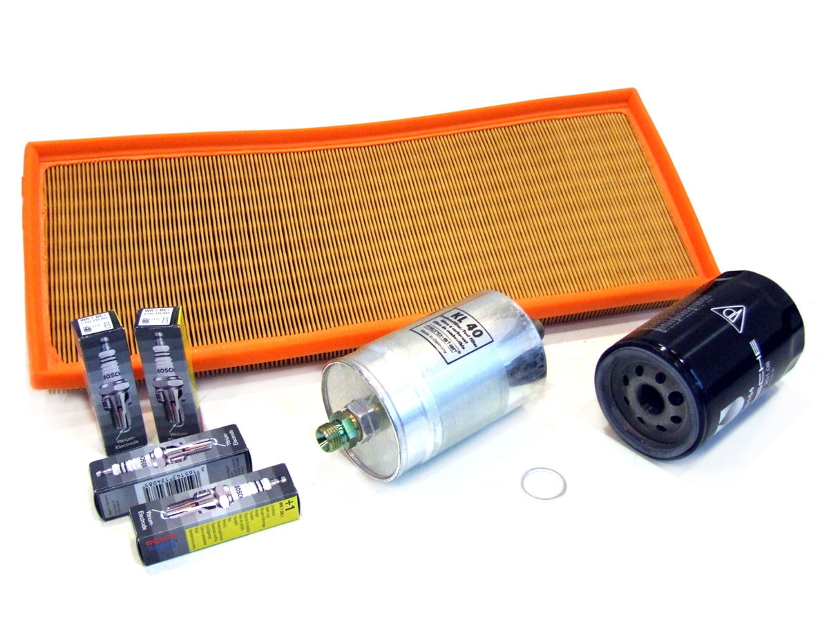 Service maintenance kit for Porsche 968 1992-95 Oil, Air Filters, Spark ...