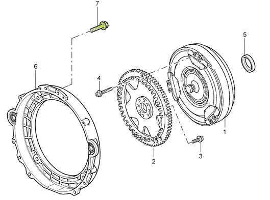 Hexagon head bolt suspension M10x40. Porsche 993 / 996 turbo ...