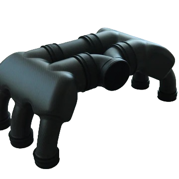 Intake system for individual throttle bodies carbon fibre. Porsche 964 ...