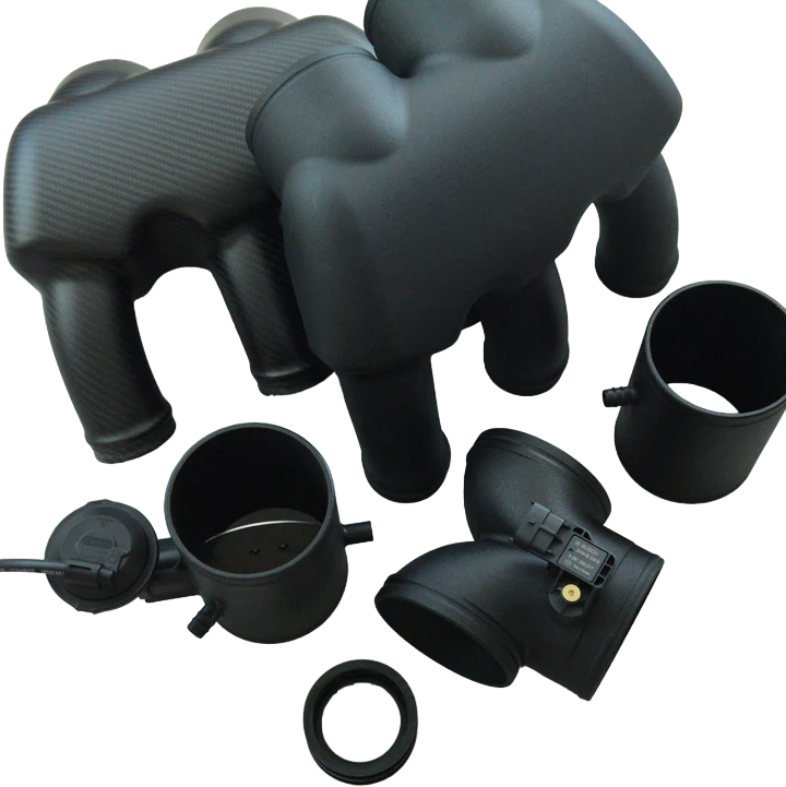 Intake system for individual throttle bodies carbon fibre. Porsche 964 ...