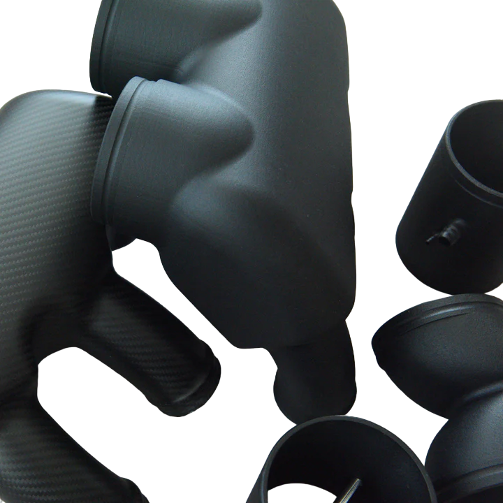 Intake system for individual throttle bodies glass reinforced ...