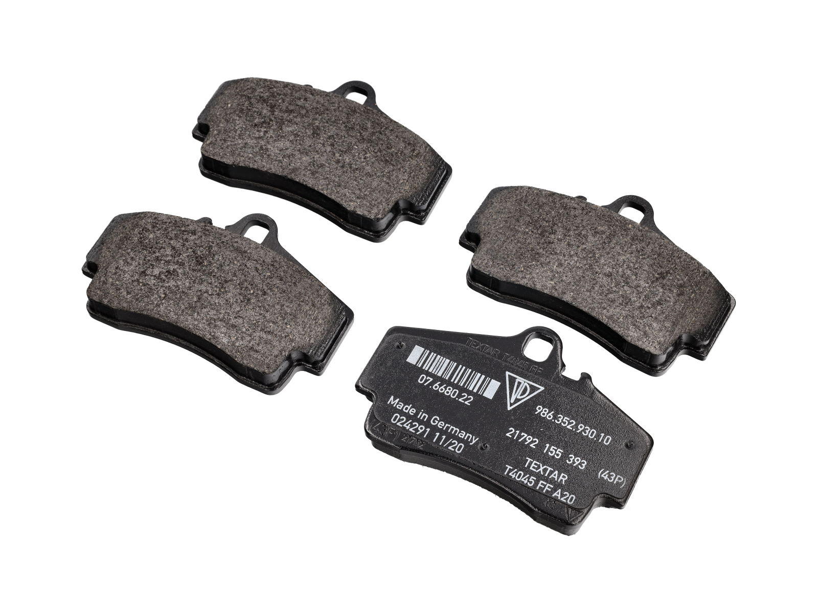 98635293911 98635293910 Brake Pads Rear Porsche 996 997 Boxster 986 ...