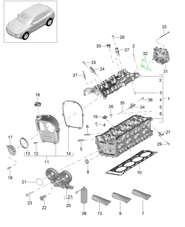 Buy Porsche Macan (95B) MK1 (2014-2018) Vacuum Pump | Design 911