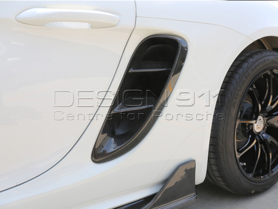 Porsche 718 Boxster Side air ducts carbon - PS27F07-CF | Design 911