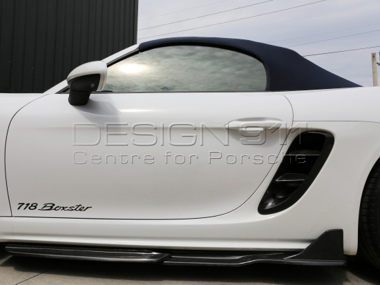 Porsche 718 Boxster Side air ducts carbon - PS27F07-CF | Design 911