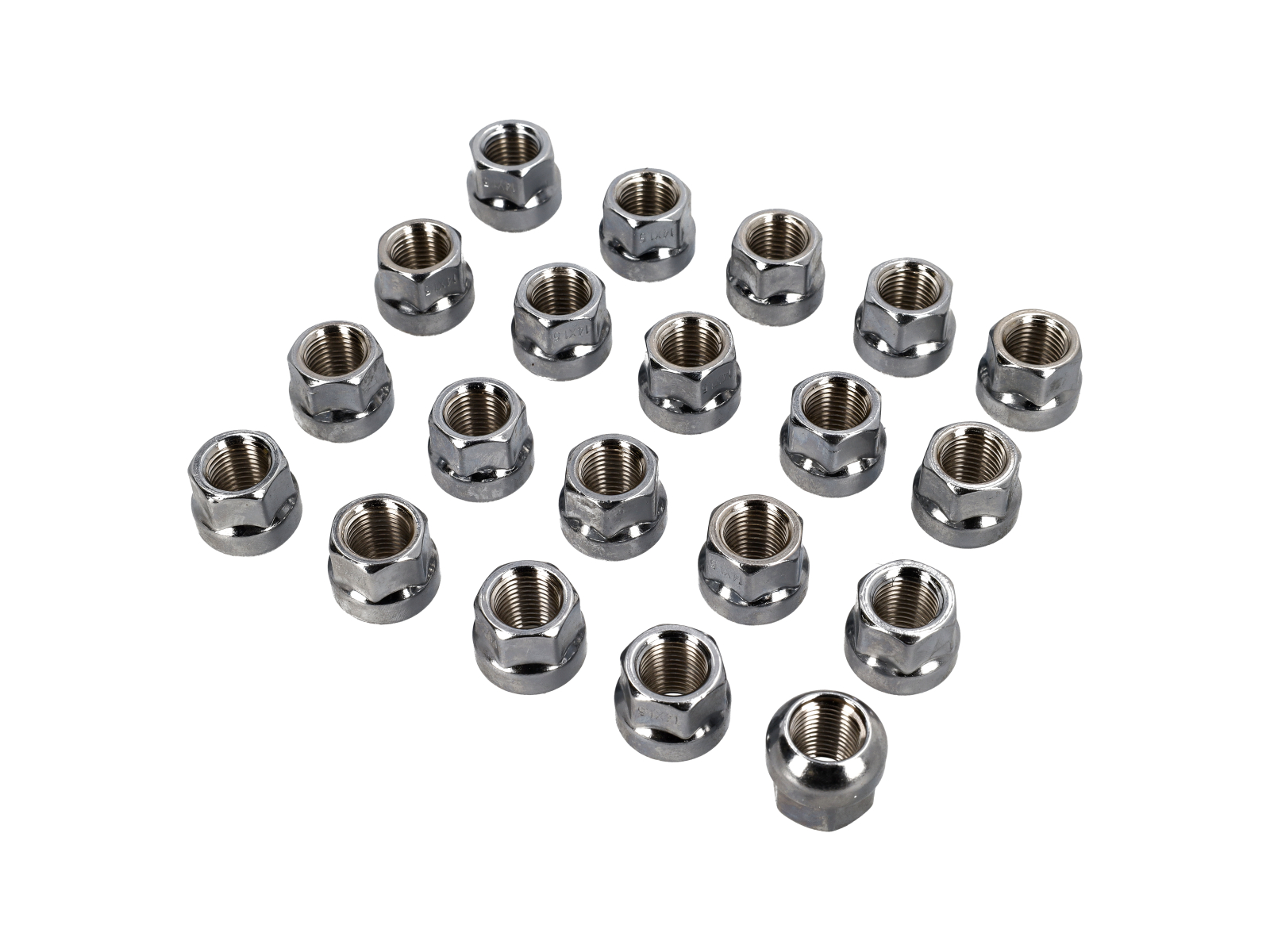 Wheel nut (Open Ended) Ball Seat R14 (Chrome Finish) fits various ...