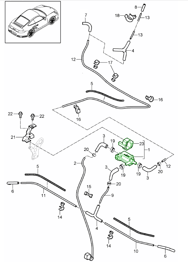 Porsche Air Injection Valves | Secondary Air System Parts – Design911 ...