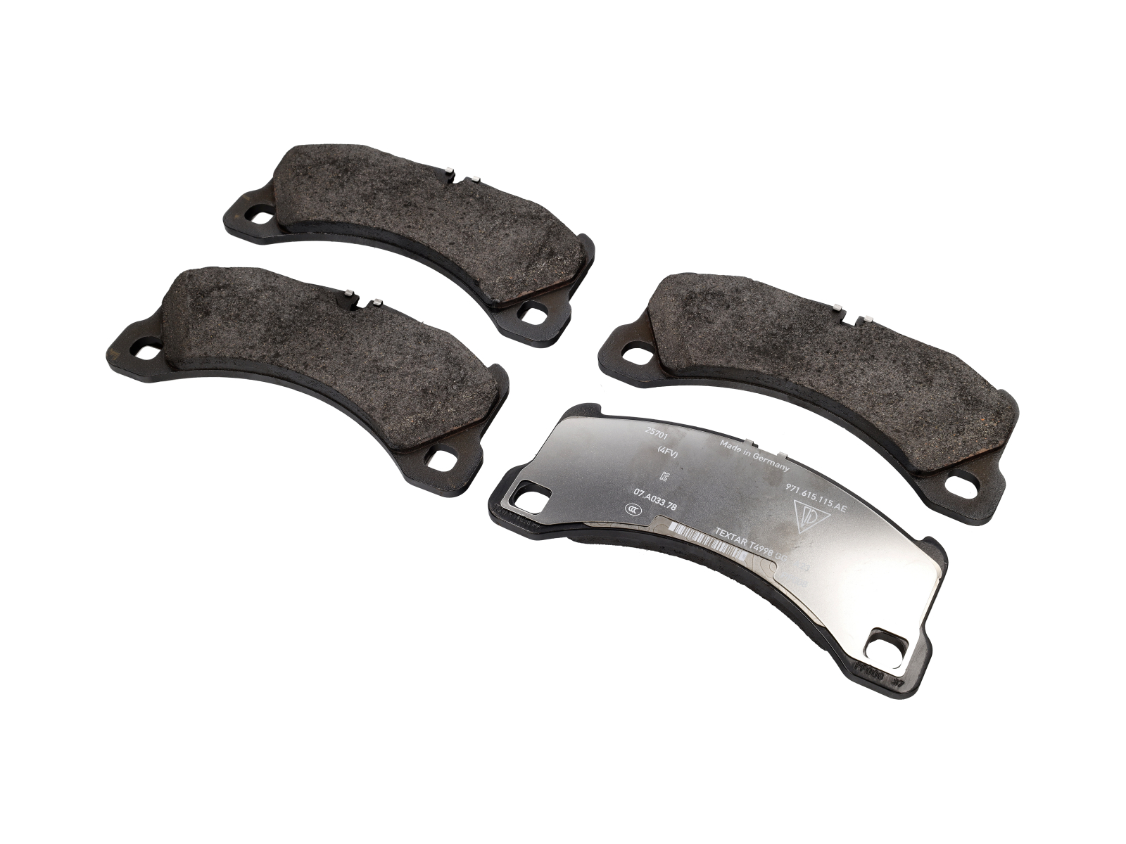 Original Porsche 971698151AD / 95B698151E / 95B698151E Brake Pads FRONT ...