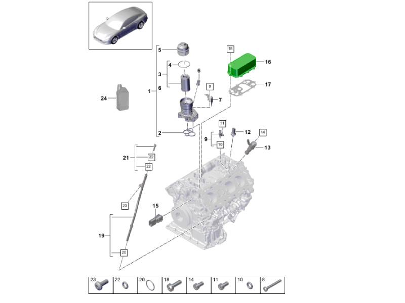 Buy Porsche Panamera 971 MK1 (2017-2020) Oil Coolers / Radiators / Heat ...