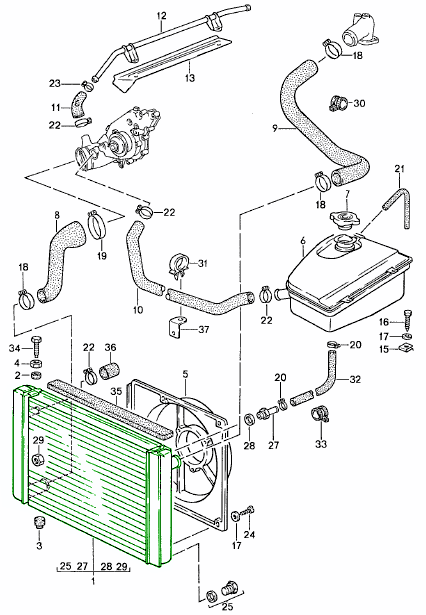 Porsche Water Coolant Radiators | High-Performance Cooling Parts ...