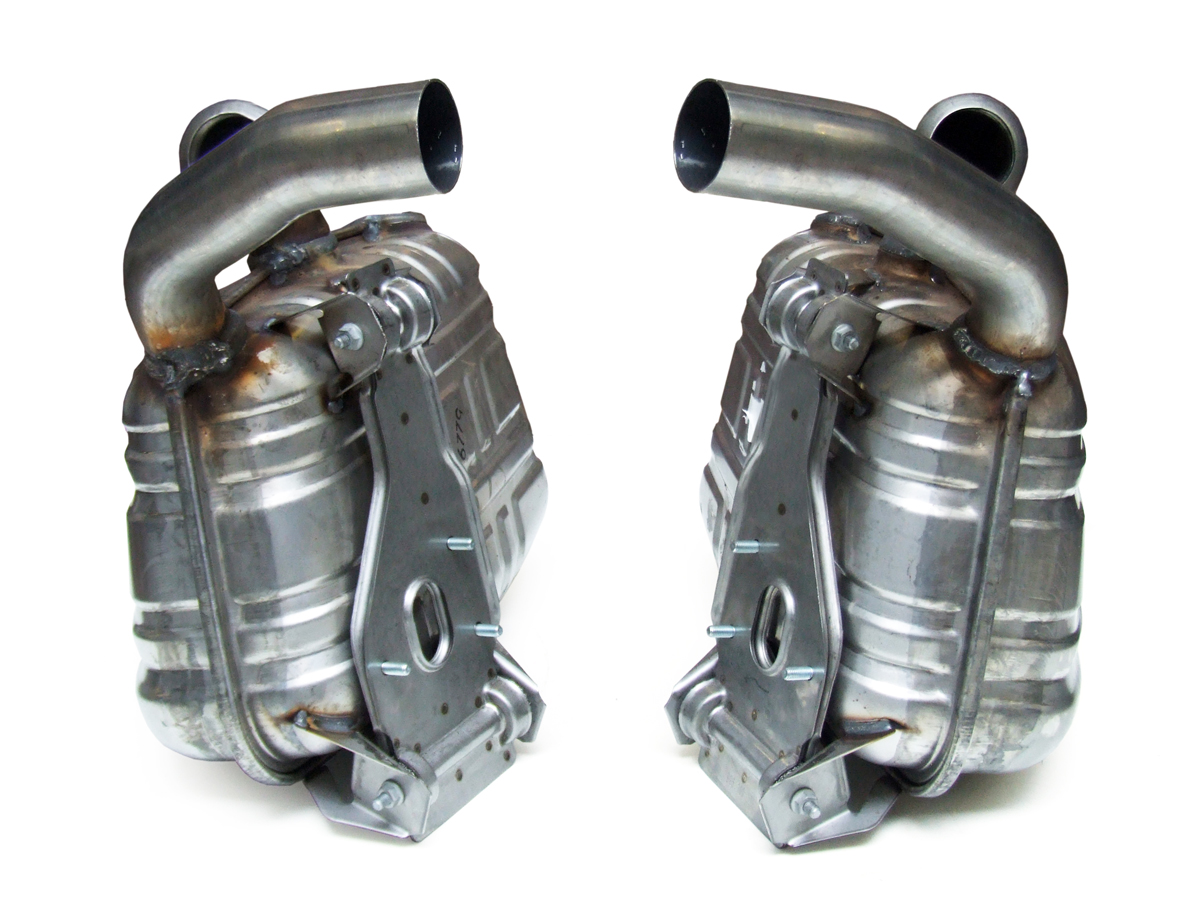 Exhaust Muffler / Silencer Replacement OE Porsche 996 Gen2 ...