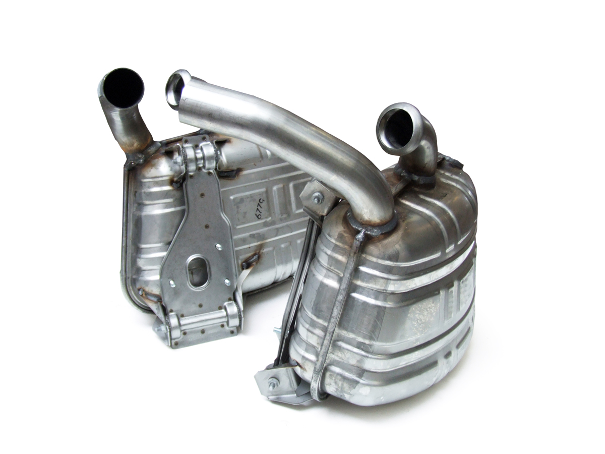 Exhaust Muffler / Silencer Replacement OE Porsche 996 Gen2 ...