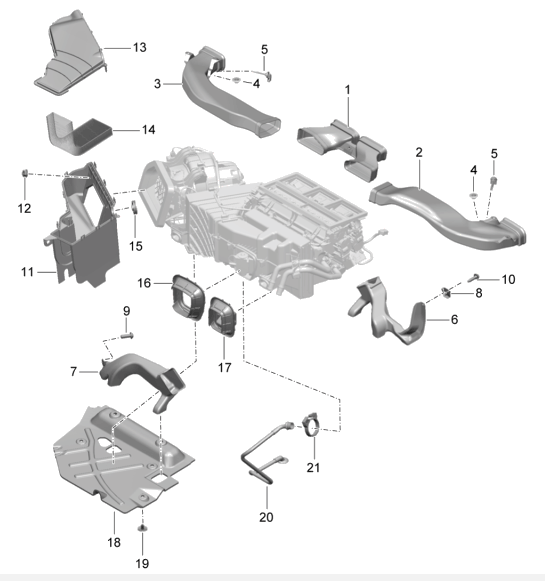 Porsche 991 Cabin Interior Air Filter 99157237100 - 99157237100 ...