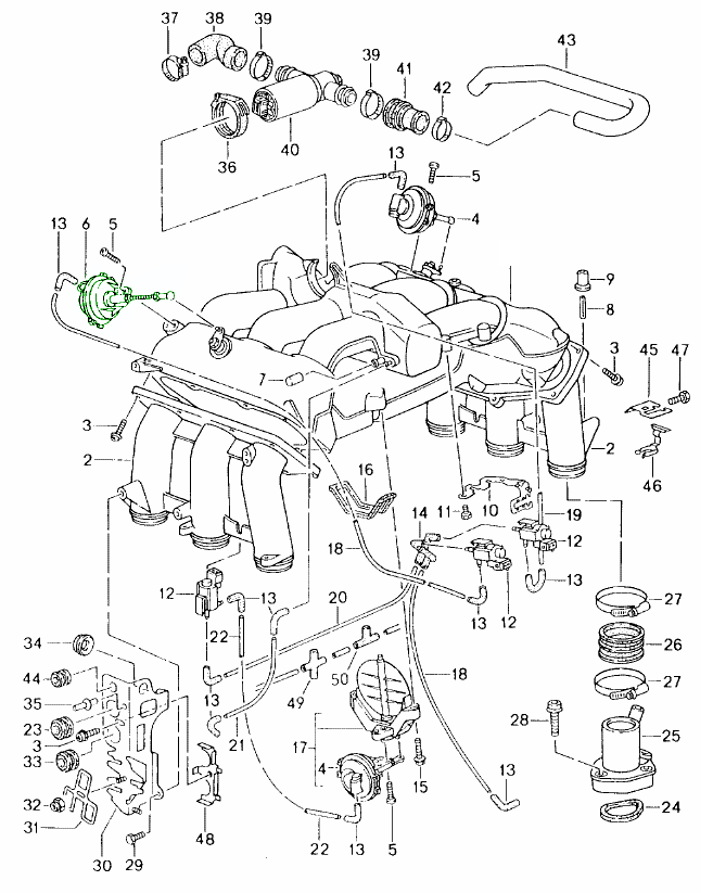 Porsche 993 Vacuum unit 99311046103 - 99311046103 | Design 911