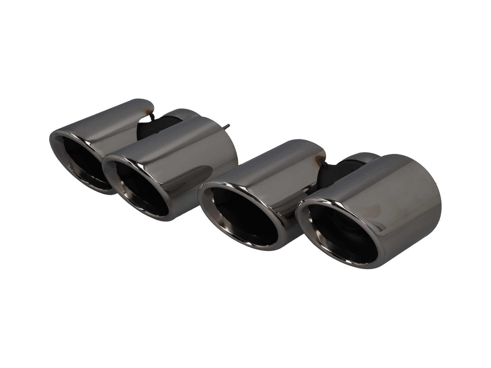 DesignTek Exhaust tail pipes in Chrome for Porsche 991.1 3.4L ...