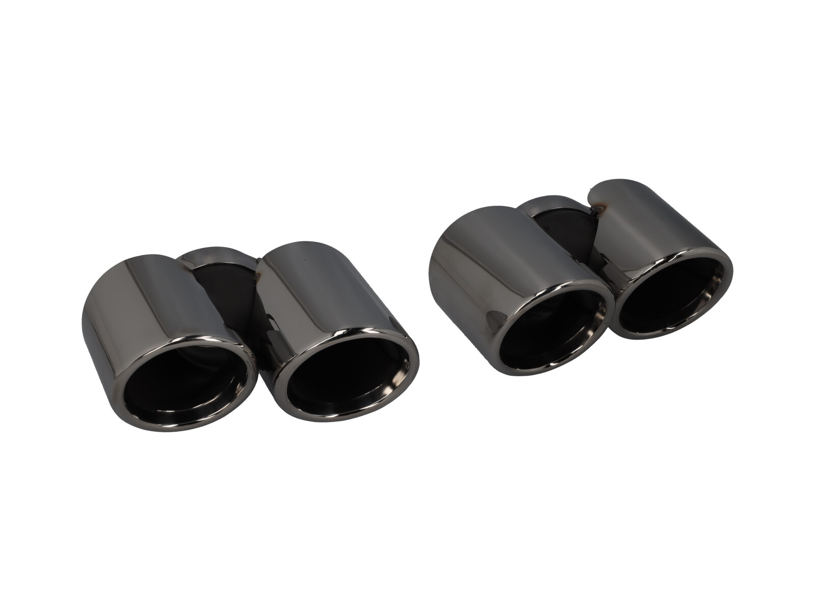 DesignTek Exhaust tail pipes in Chrome for Porsche 991.1 3.4L ...