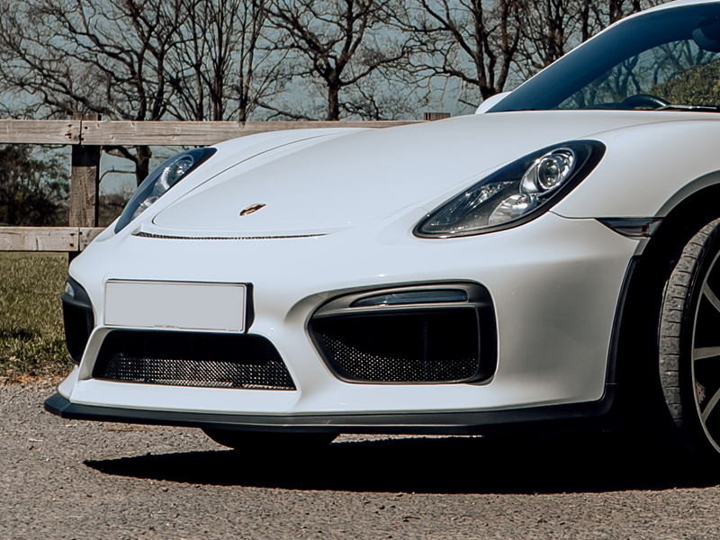 Lower spoiler for front bumper . Porsche 981 GT4 98150531380 ...