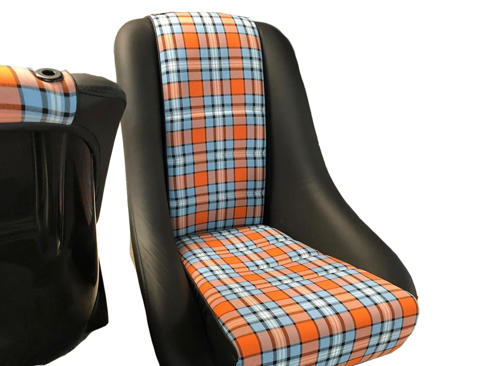 SOLM (Racing) wool tartan fabric, inspiration: Le Mans, Ford GT ...