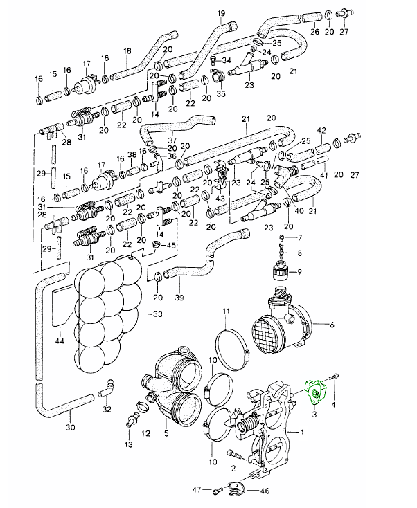 Porsche Throttle Bodies & Plenum Chambers | Engine Airflow Parts ...