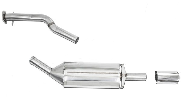Sport Rear Silencer for Porsche 944 turbo CARGRAPHIC N-GT - CARP44TET ...