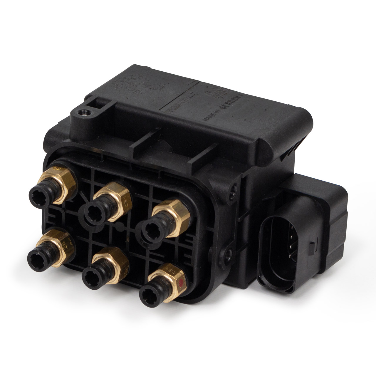 Air suspension valve block. Porsche 95B Macan - 9A7616014/1 | Design 911