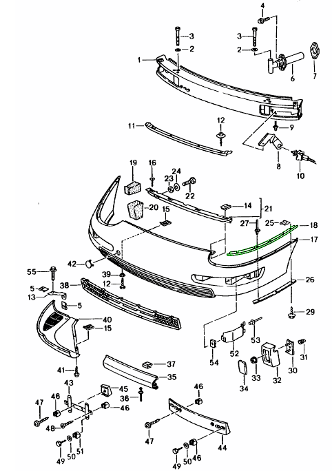 Porsche Macan (95B) MK3 2022+ Front Bumper Seals | Design 911