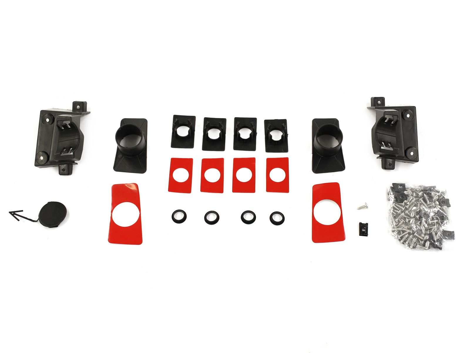 Front bumper kit without headlight washer. Porsche 718 Cayman GT4 / 718 ...