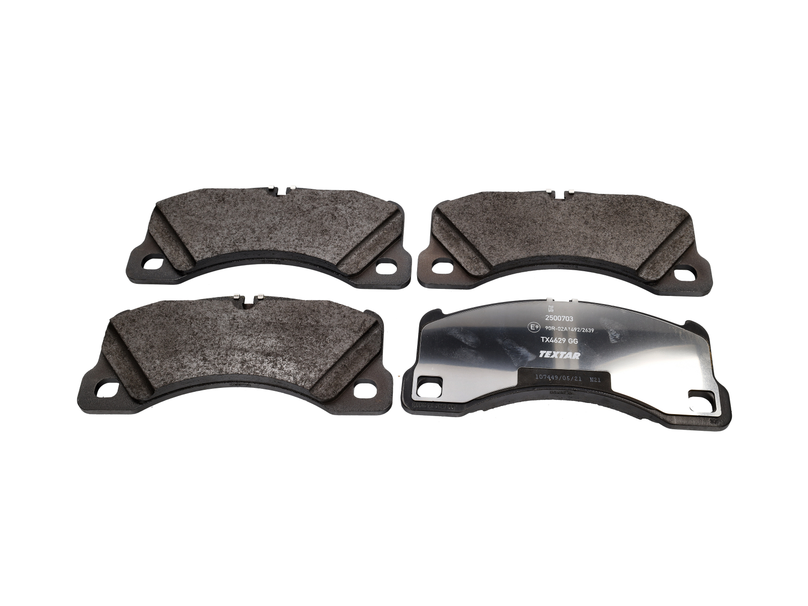 TEXTAR 2500703 Porsche 95B698151AR Brake Pads FRONT for Porsche Macan ...
