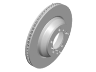 Porsche Taycan rear brake discs 9J1615601 9J1615602 - 9J1615601 ...