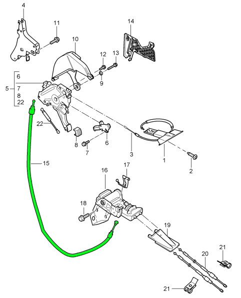 Porsche Handbrake Cables | Design911 Precision Replacement Parts for ...