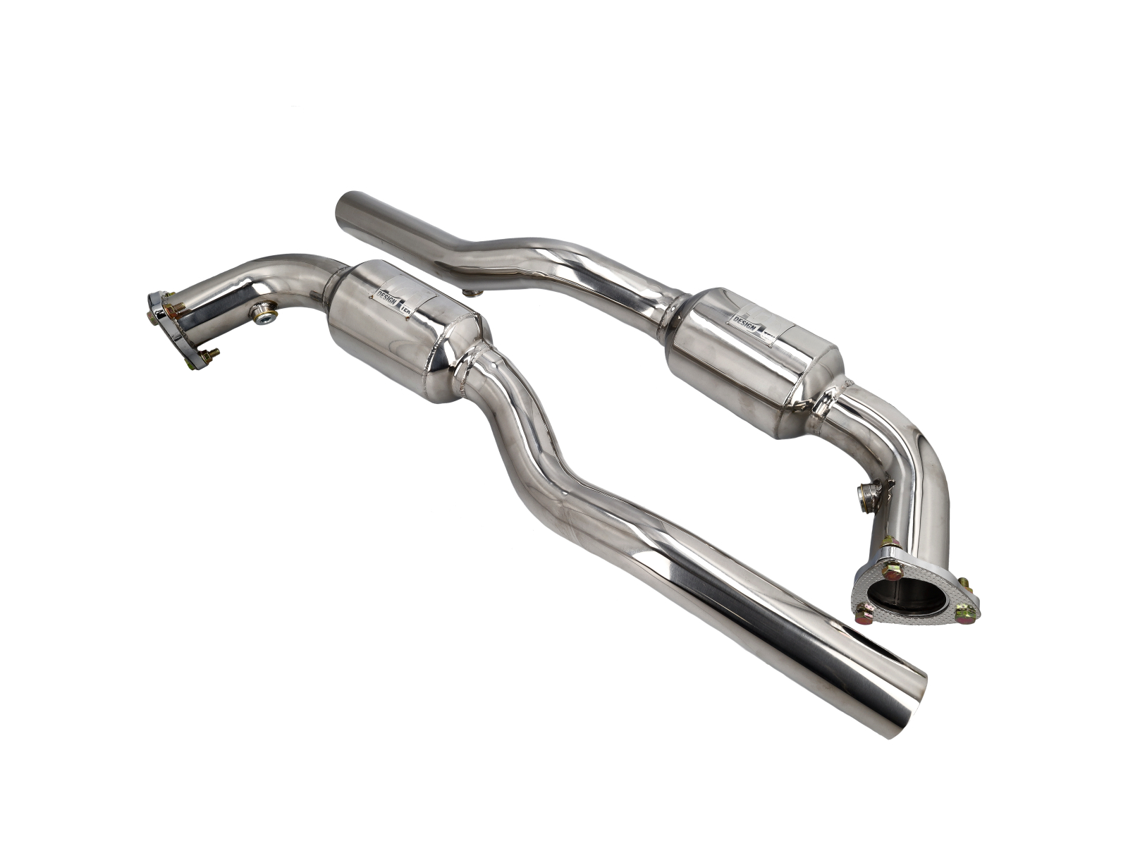 Exhaust Catalytic Converter Pipes DesignTek for Porsche 996 ...