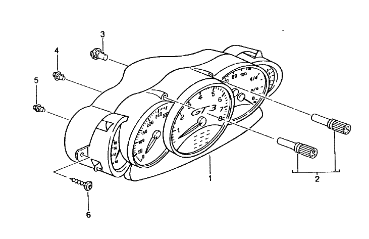 Porsche Boxster Instrument Cluster Replacement Bulb - 99963130290 ...