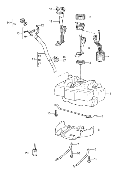 Porsche Fuel Level Sender Units | Precision Fuel Gauge Sensors ...