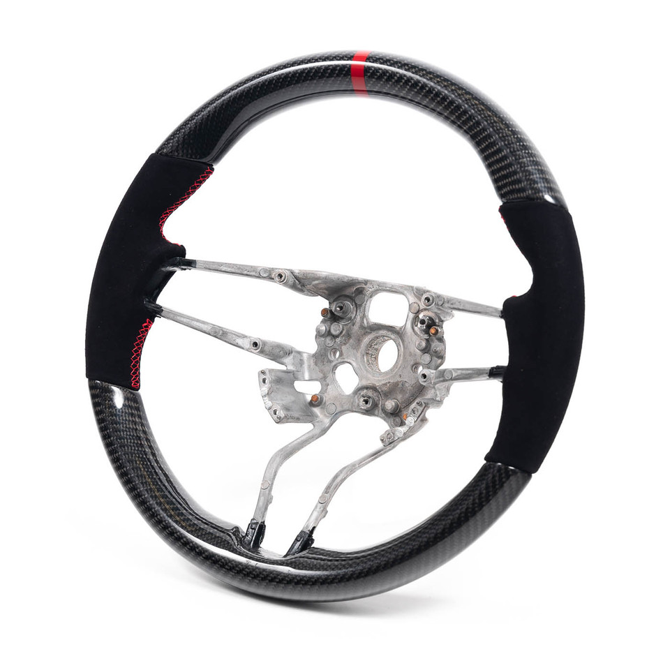 Rennline 350mm carbon fibre steering wheel - I127AB | Design 911