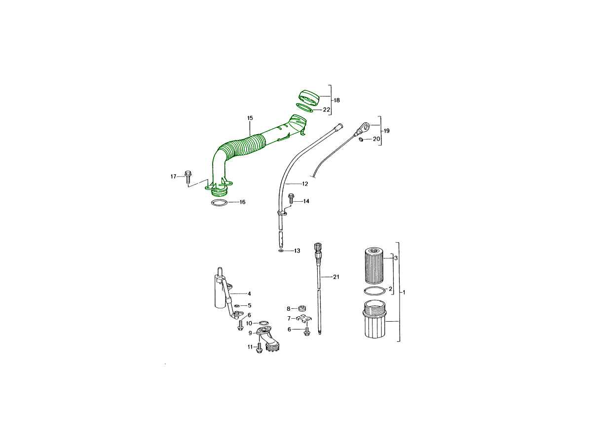Oil filler tube / neck pipe and filler cap kit. Porsche 996 Carrera ...