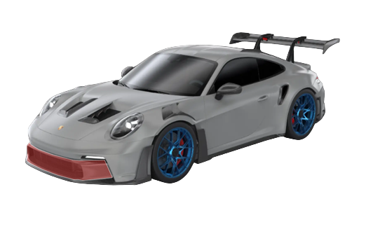 Front bumper insert, carbon fibre. Porsche 992 GT3 RS - 1016.992.3RS ...