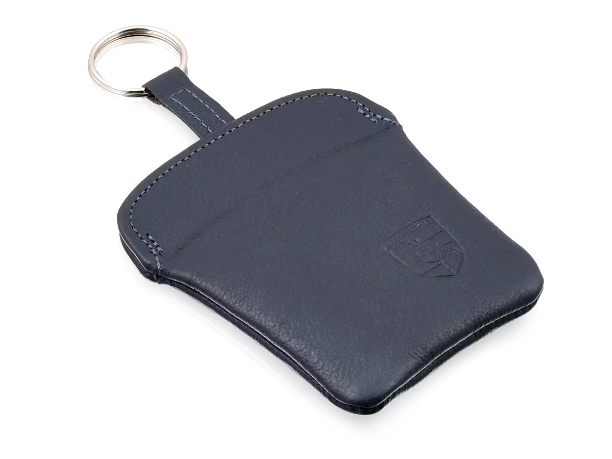 Porsche Leather key pouch Marine Blue PCG044100017JX - PCG044100017JX ...