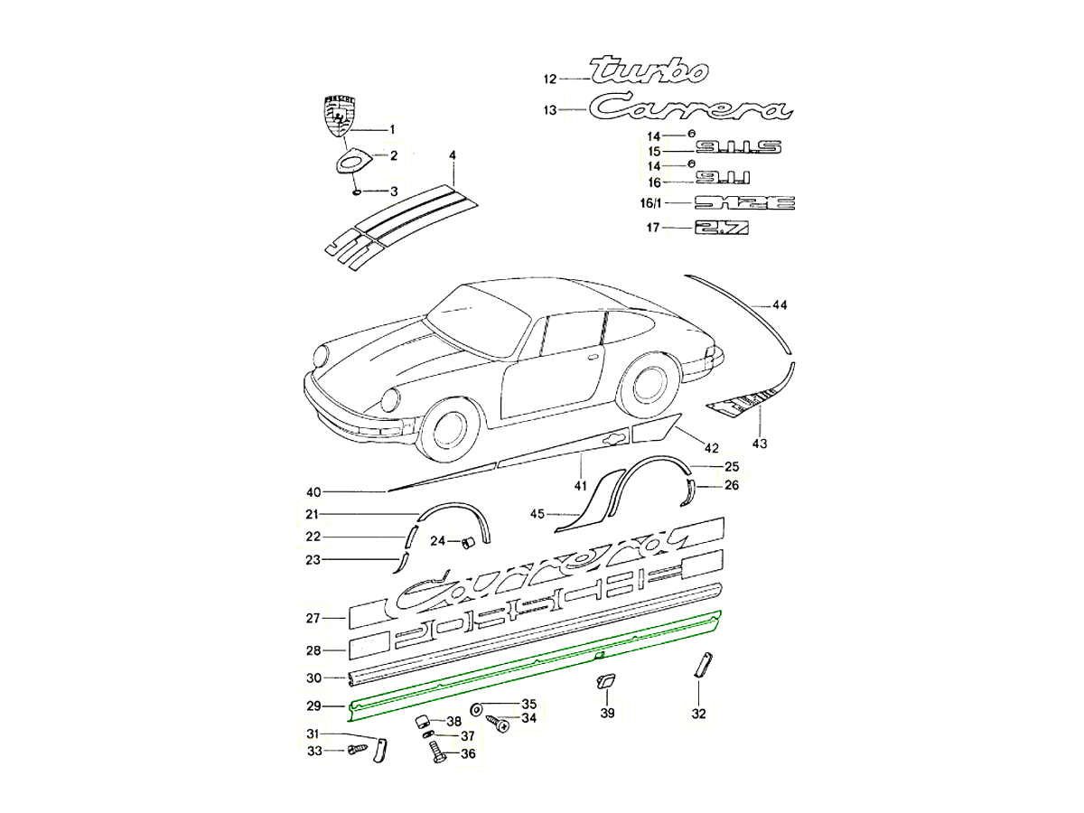 Porsche Parts, Spares And Porsche Accessories: Retail And Trade ...