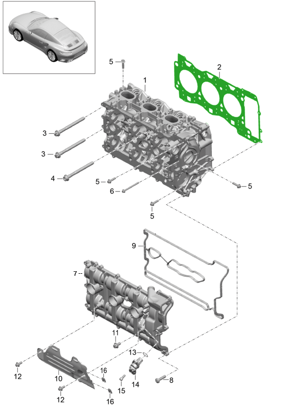 Porsche Cylinder Head & Camshaft Covers | Precision Engine Components ...