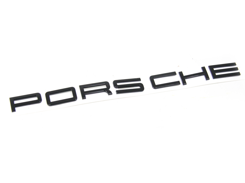 PORSCHE Macan S Rear badge in Black high-gloss 95B04480281041 ...