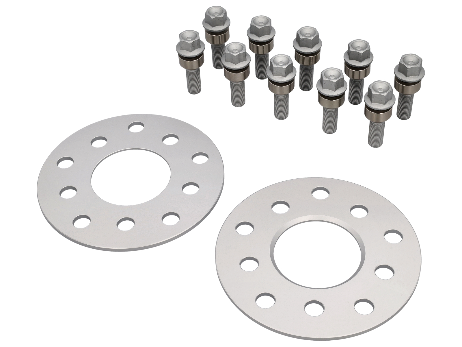 Wheel Spacers 3/5/7/15mm. Porsche 5/130 stud Pattern with long bolts ...