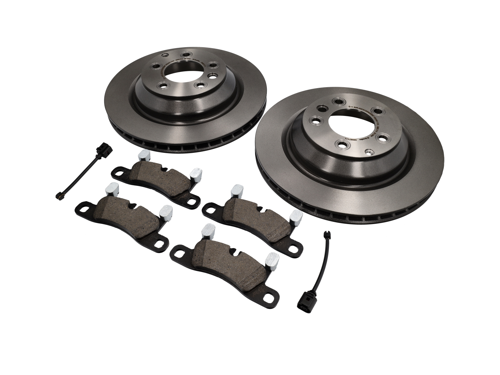 Rear brake pads and brake disc package. Porsche 958 Cayenne V6 GTS ...