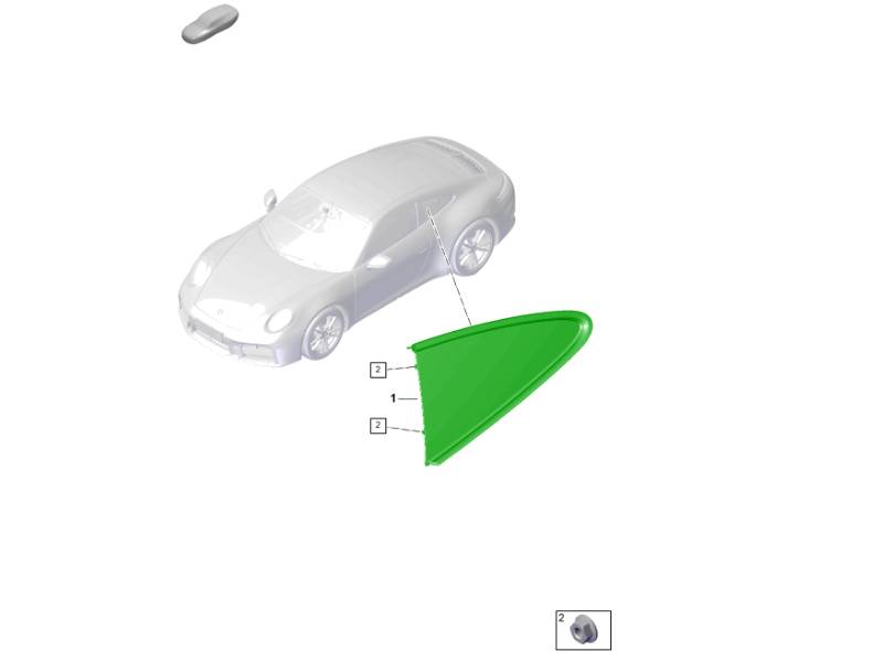 Rear side glass | Design 911