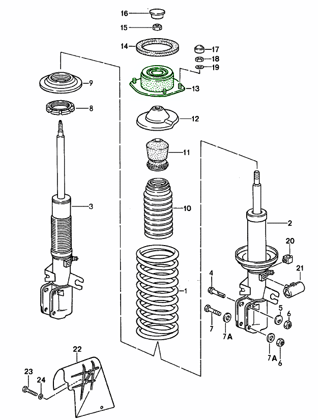 Porsche motorsport performance upgrade top mount | Design 911
