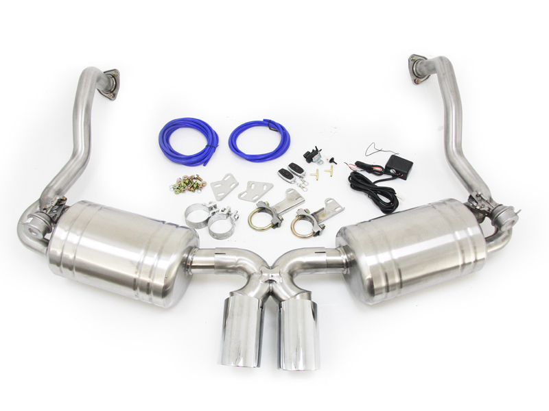 DesignTek Porsche Cayman Exhaust Muffler / Silencer Sports VALVETRONIC ...